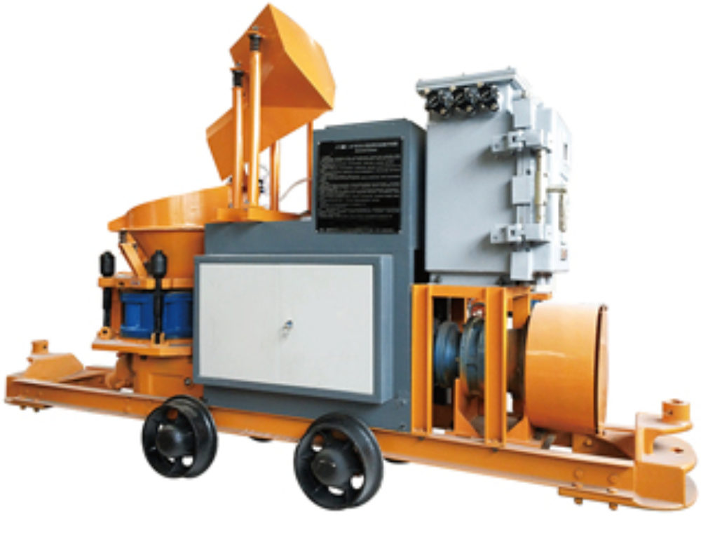 Self Loading Shotcrete Machine - Concrete mortar shotcrete plastering ...