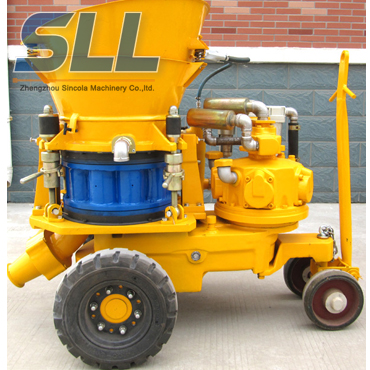 Dry-mix Shotcrete Machine (Air Motor) - Concrete mortar shotcrete ...