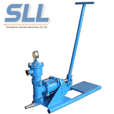 Hand-operation Grouting Pump - Concrete mortar shotcrete plastering ...