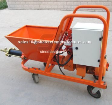 Wet mix cement mortar spraying machine - Betonmörtel, Spritzbeton, Putz ...