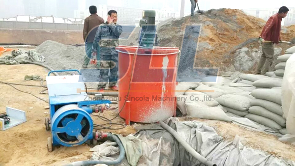 Industrial Construction of Squeeze Cement Grouting Injection Pump ...