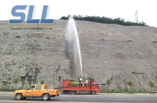 Hydraulic Seed Spraying Machine - Concrete mortar shotcrete plastering ...