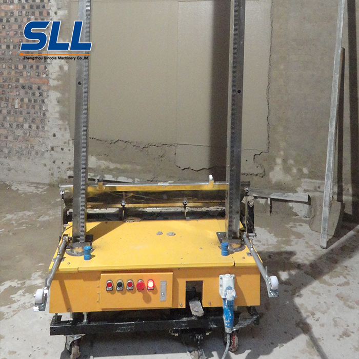 Automatic Wall Cement Plastering Machine - Concrete mortar shotcrete ...