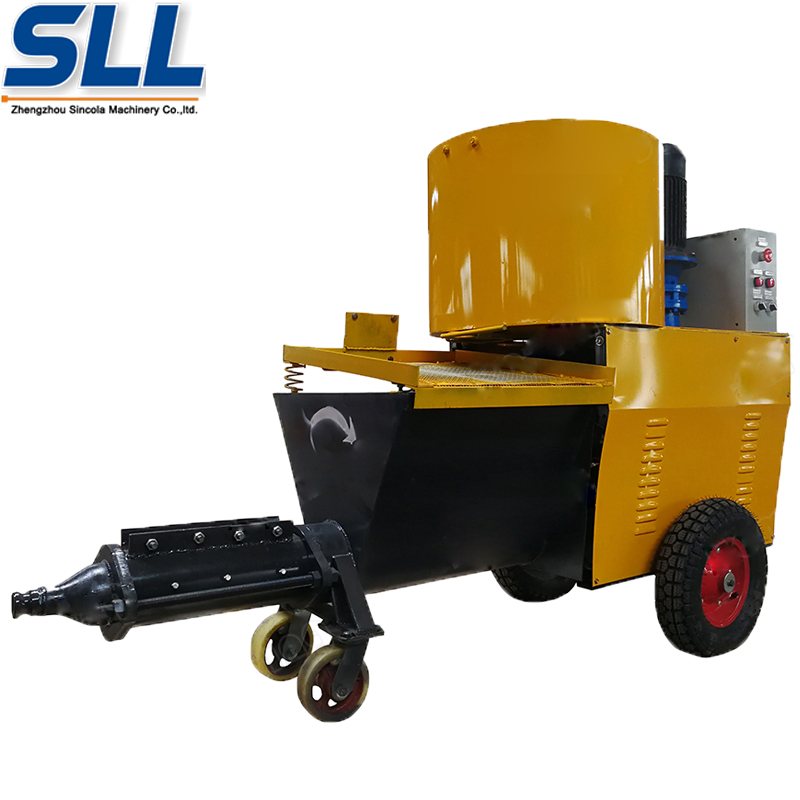 Wall Cement Plaster Machine - Concrete mortar shotcrete plastering spraying