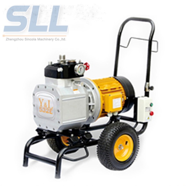 Airless Cement Spraying Machine - Concrete mortar shotcrete plastering ...